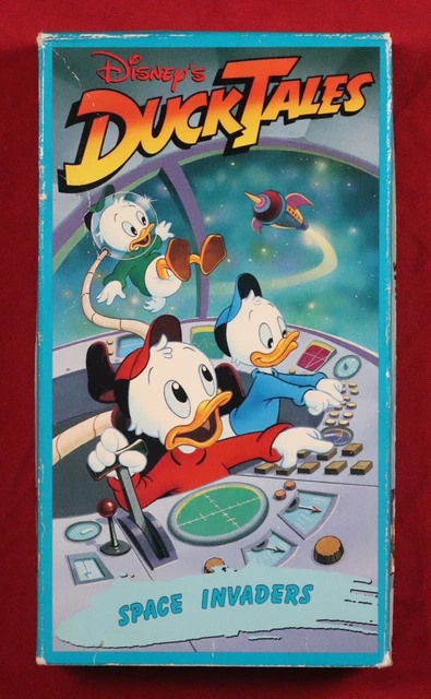 DISNEY'S DUCKTALES: SPACE Invaders (VHS, 1990, Walt Disney Home Video ...