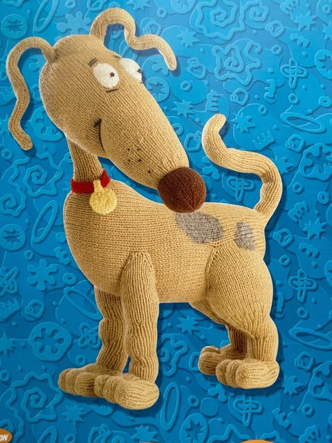 ALAN DART RUGRATS KNITTING PATTERN Spike the dog toy 38cm tall ...