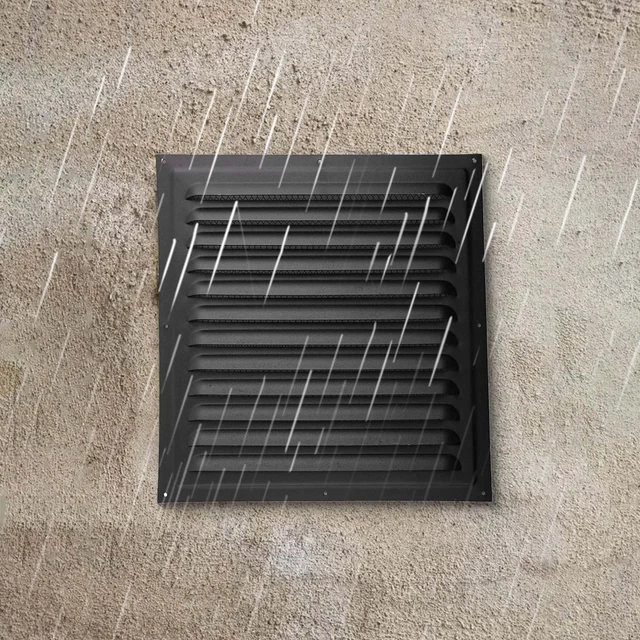 AIR VENT GRILLE Ventilation Cover Metal Square Vent Plate Louver Air ...
