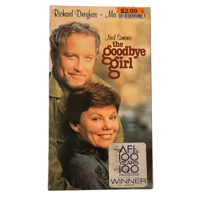 THE GOODBYE GIRL Vintage VHS Neil Simon Richard Dreyfuss Marsha Mason ...