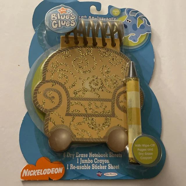 BLUE'S CLUES 10TH Anniversary Handy Dandy Gold Notebook! BA EUR 175,24 ...