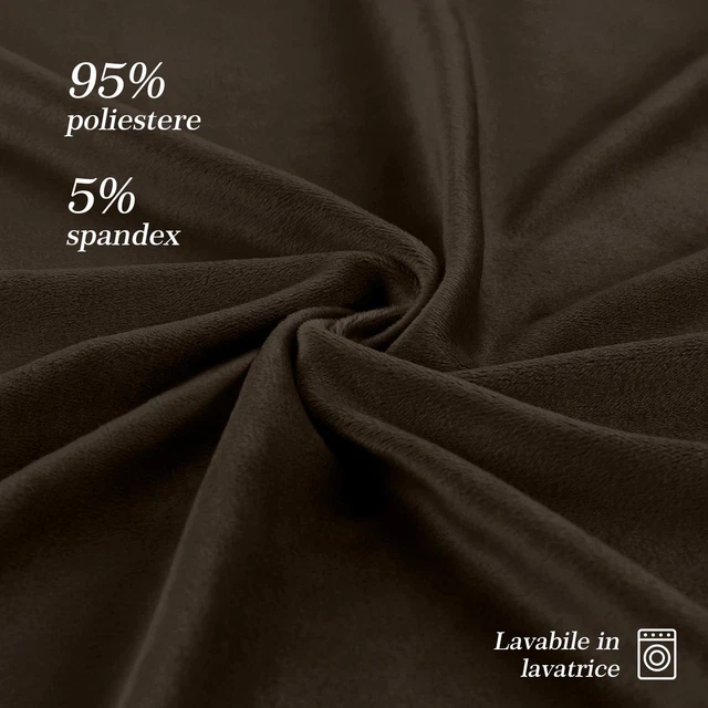 BED HEADBOARD COVER, Elastic protection cover, 150-170cm, Brown £43.49 ...