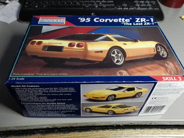 MONOGRAM BAUSATZ 2455 ´95 Corvette ZR-1 -The Last ZR im Maß 1:24 aus ...