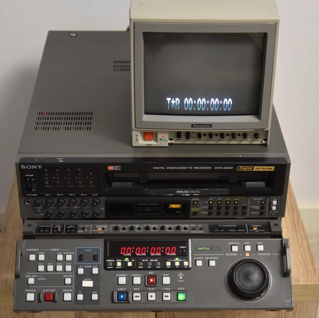 SONY DVW-A500P DIGITAL and Analog Betacam SP Video Tape Cassette Player ...