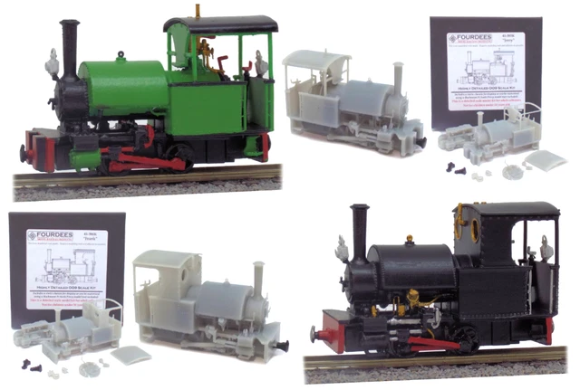 FOURDEES BAGNALL SADDLE Tank 009 / OO9 Kit for Bachmann Percy chassis ...