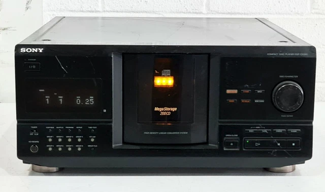 SONY CDP-CX260 200 dischi Mega lettore CD EUR 328,74 - PicClick IT