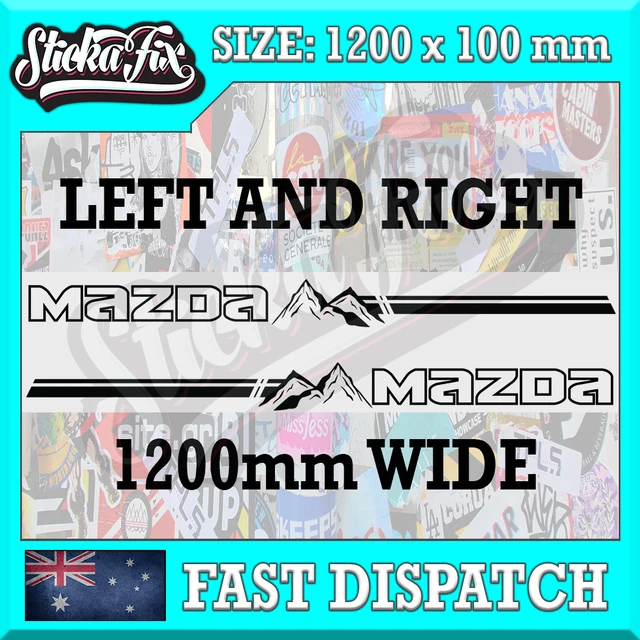MAZDA 4X4 CAR vinyl STICKER funny DECAL 4WD Drift Van JDM Truck Ute EUR ...