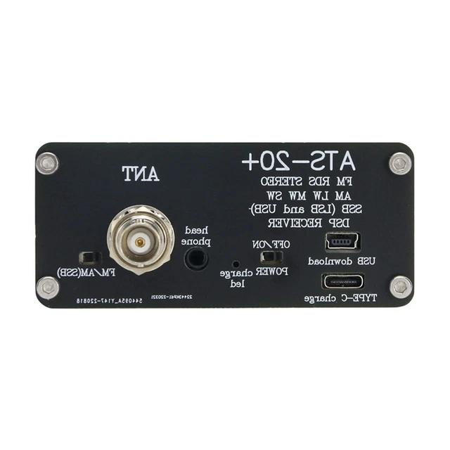 RÉCEPTEUR RADIO ATS20+PLUS SI4732 avec écran OLED et réglage de ...