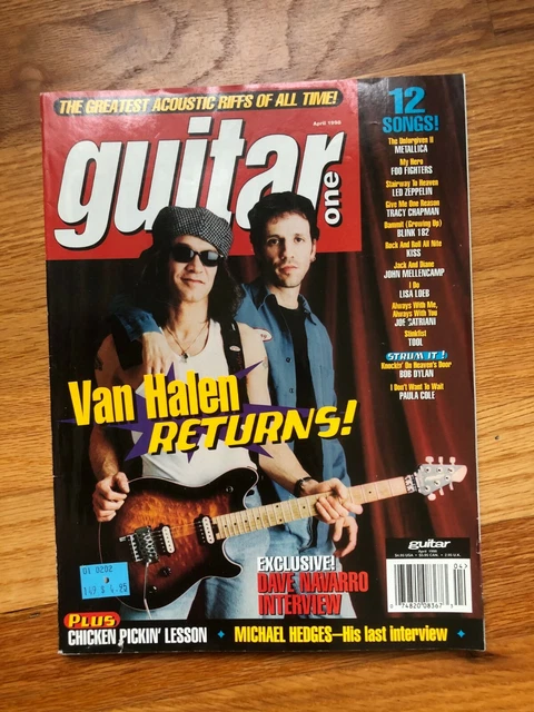 & GUITAR ONE& Magazine April 1998 Issue Van Halen Returns £17.40 ...