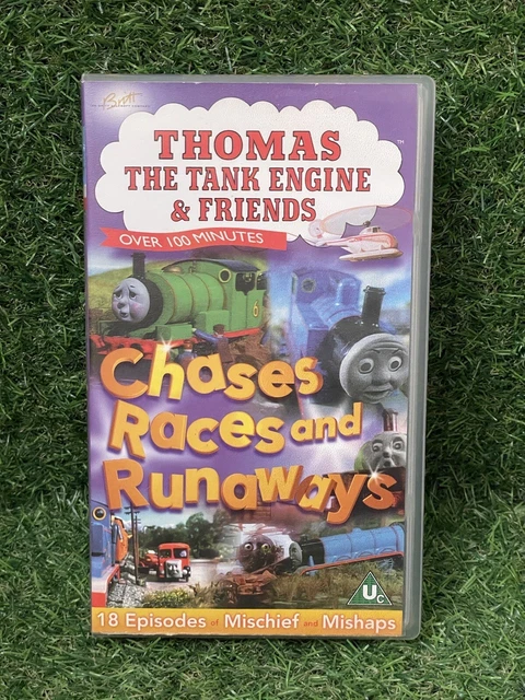 THOMAS THE TANK Engine & And Friends - VHS Video - Chases, Races And ...
