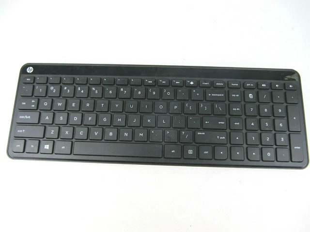 HP SK-2063 WIRELESS Keyboard Black Slim No Receiver Cordless $72.38 ...