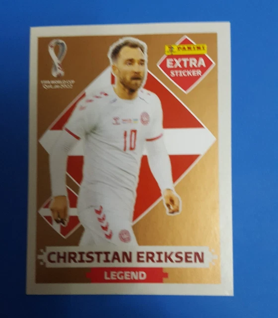 CHRISTIAN ERIKSEN LEGEND Bronce-Extra Sticker-Fifa-World Cup Qatar 2022 ...
