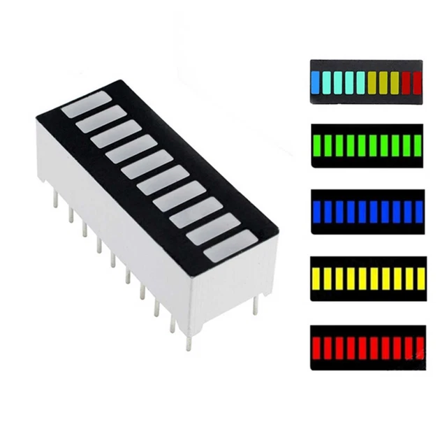 1PC NEW LED Bar Display Bargraph Module 10 Segment Tube 10 Bar-graph ...