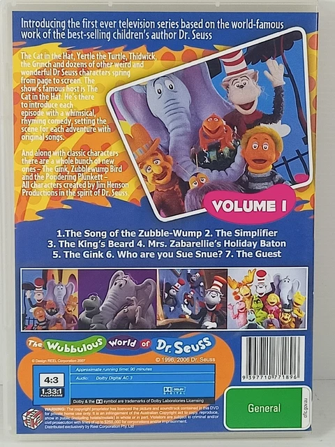 Jim Henson The Wubbulous World Of Dr Seuss Volume 1 Dvd Tested Vgc £15