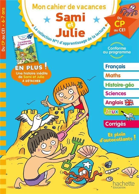 MON CAHIER DE vacances Sami et Julie : du CP au CE1 EUR 5,90 - PicClick FR