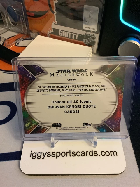 OBI-WAN KENOBI COTE #Ob1-10 2022 Topps Star Wars Masterwork EUR 2,21 ...