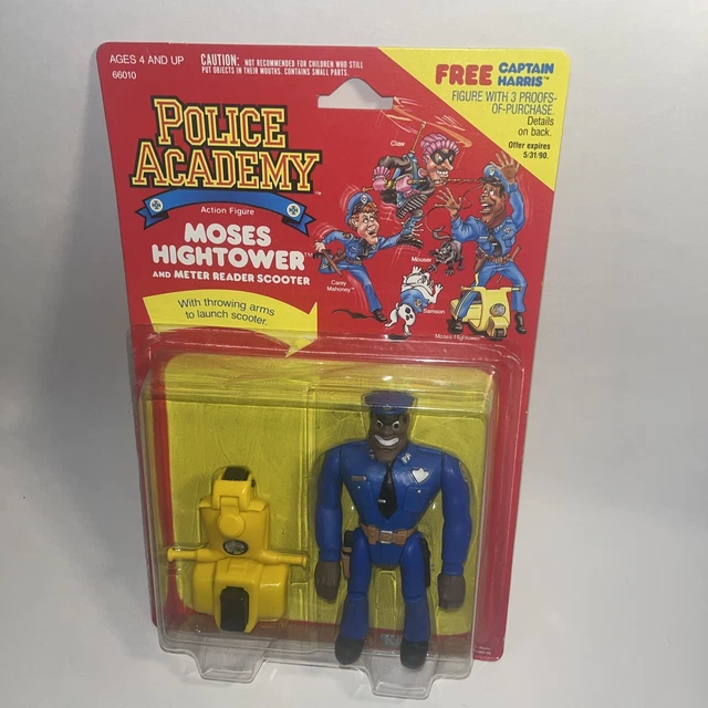 KENNER POLICE ACADEMY - Moses Hightower with Scooter Action Figure ...