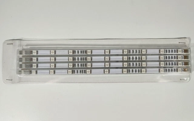 4X IKEA DIODER 12 Volt 1.25W Multi Colour LED Light Strip TYP: L0601 ...