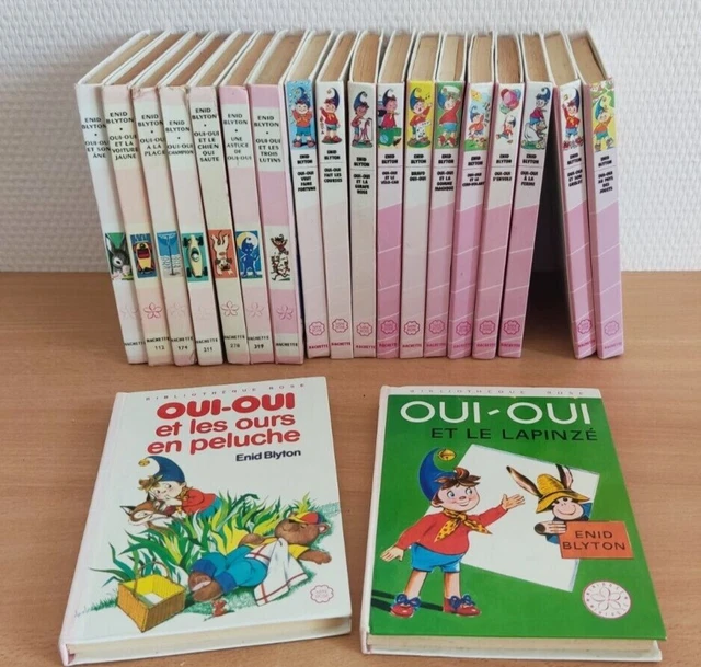 LOT DE 20 livres anciens Bibliothèque rose ENID BLYTON : OUi-OUI EUR 25 ...