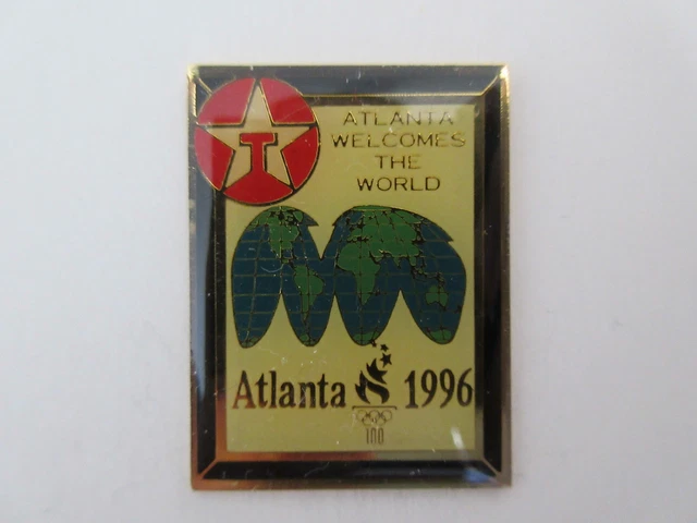 PIN TEXACO SPONSOR Olympia ATLANTA 1996 Tankstelle gas station OLYMPICS ...