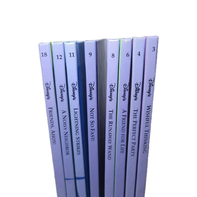 DISNEY'S STORYTIME TREASURES Library Lot Of 8 Books 3 4 6 8 9 11 12 18 ...