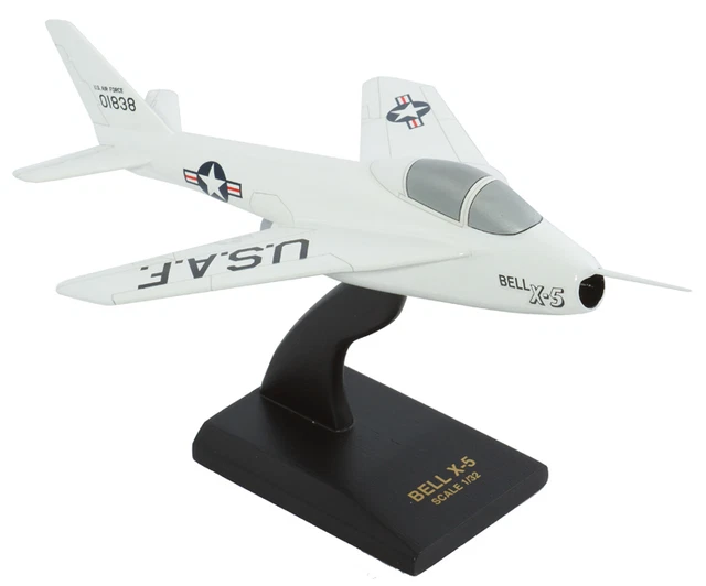 USAF BELL X-5 Chuck Yeager Desk Display Model Rocket 1/33 Aircraft ES ...