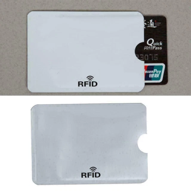 RFID BANK CARD Blocking Contactless Debit Credit Protector SALE Holder ...