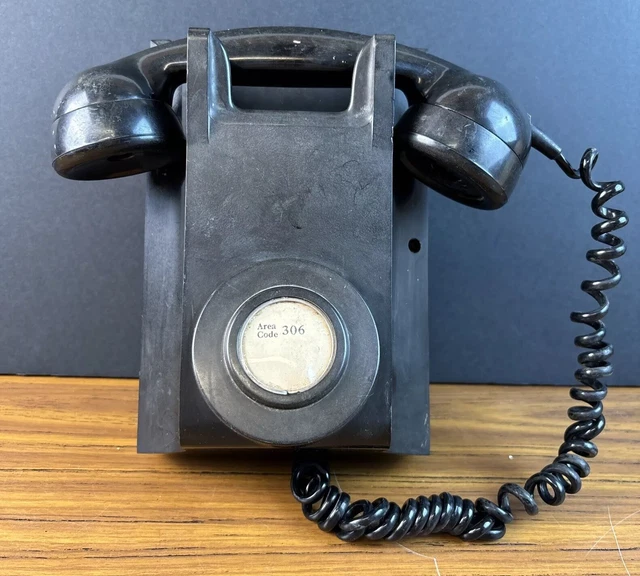 ERICSSON ETL INDUSTRIAL Bakelite Wall Telephone Non Dial N2204AA1 ...
