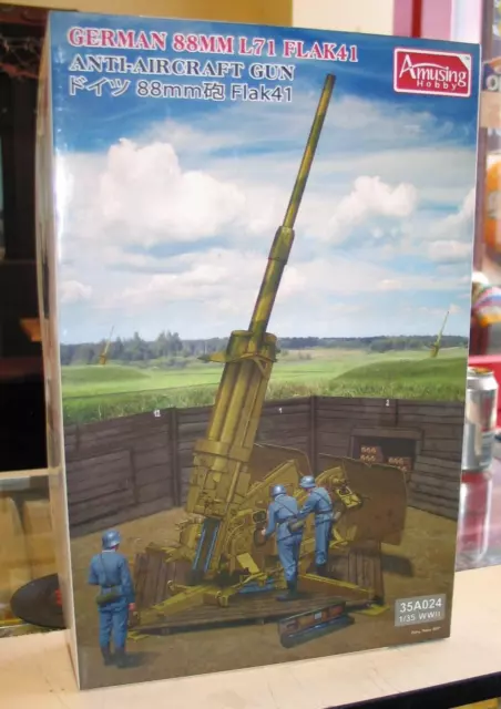 Amusing Hobby 1 35 Scale German 88mm L71 Flak41 Anti Aircraft Gun Ref