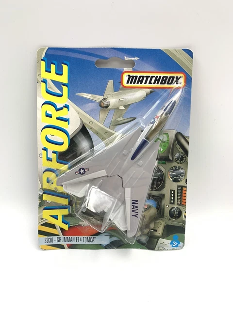 MATCHBOX VINTAGE SKYBUSTERS pressofuso SB-30 Grumman F-14 Tomcat Navy Jet 1993 EUR 22,97 ...