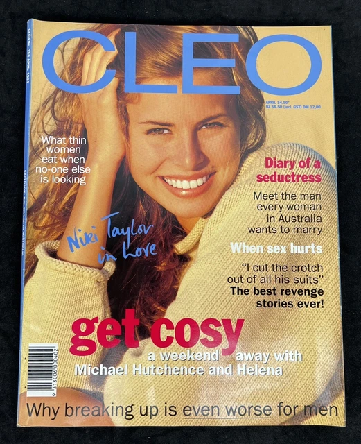 VINTAGE APRIL 1994 Cleo Magazine - Niki Taylor Cover $30.00 - PicClick AU