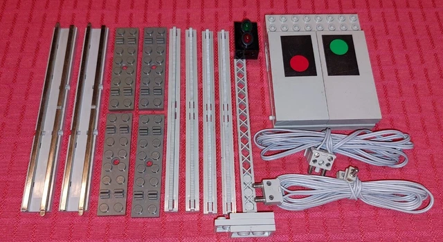 LEGO CHEMIN DE fer 7860 signal set 12V rails à 7850 7851 7856 7858 7859 ...