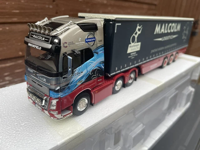 WSI MALCOLM VOLVO FH4 and Curtainside Trailer Very Rare Box Marked ...