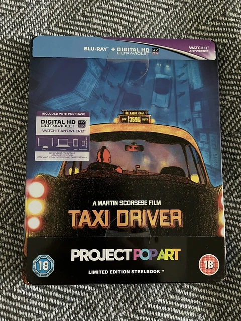 TAXI DRIVER PROJECT Pop Art Blu Ray Steelbook Rare Out Of Print Martin ... TAXI DRIVER PROJECT Pop Art Blu Ray Steelbook Rare Out Of Print Martin ...