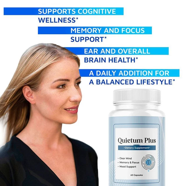QUIETUM PLUS, QUIETUM Tinnitus Relief & Reduced Ear Ringing Pills 60 ...