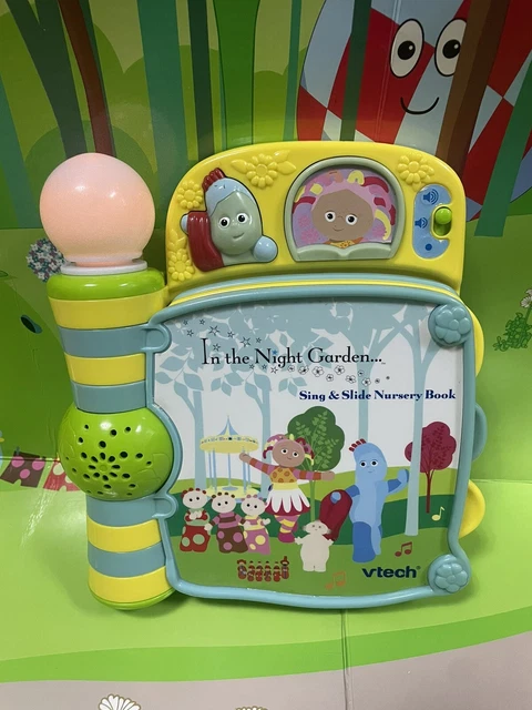 VTECH IN THE Night Garden Sing and Slide Nursery Book with Sounds ...
