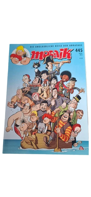 MOSAIK COMIC HEFT 445 Die Unglaubliche Reise der Abrafaxe Deutsch EUR 6 ...