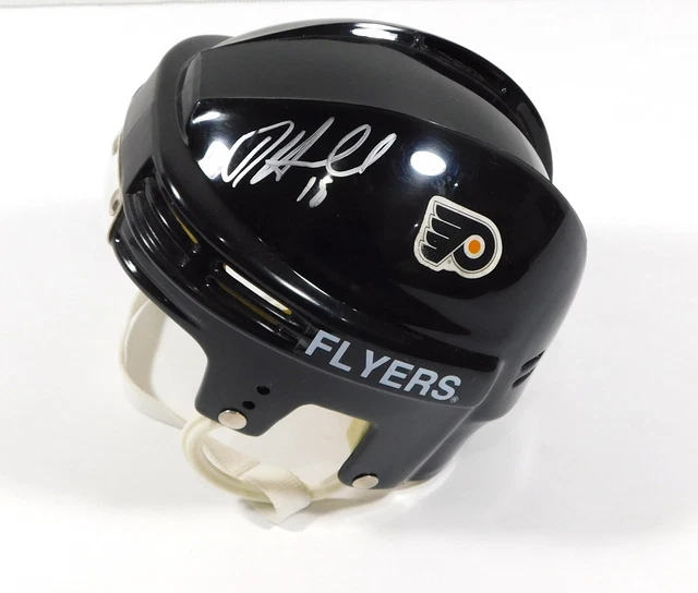 DALE HAWERCHUK FIRMATO Philadelphia Flyers Mini Casco Da Hockey Auto ...