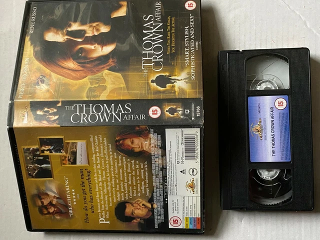 THE THOMAS CROWN Affair Pierce Brosnan BIG CASE VHS Video Ex Rental £9. ...