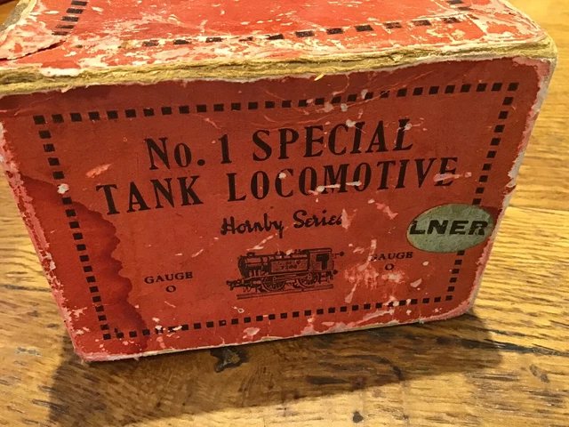 HORNBY O GAUGE Original No.1 Special Tank Steam Locomotive LNER BOX ...