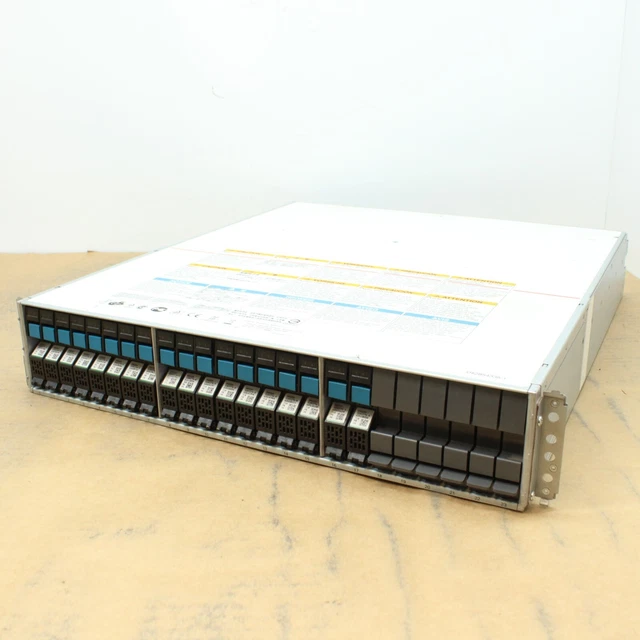 HITACHI DF-F850-DBS 24 Bay 2.5" SAS SFF Disk Array 18 x Caddies 6 x ...