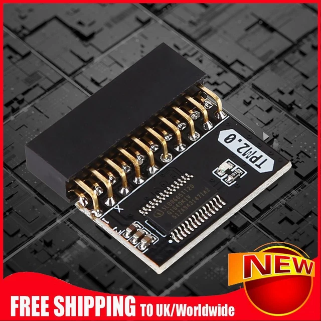 TPM 2.0 MODULE Motherboard 20 Pin TPM Remote Card 4 GB 20-1 Pin for ...