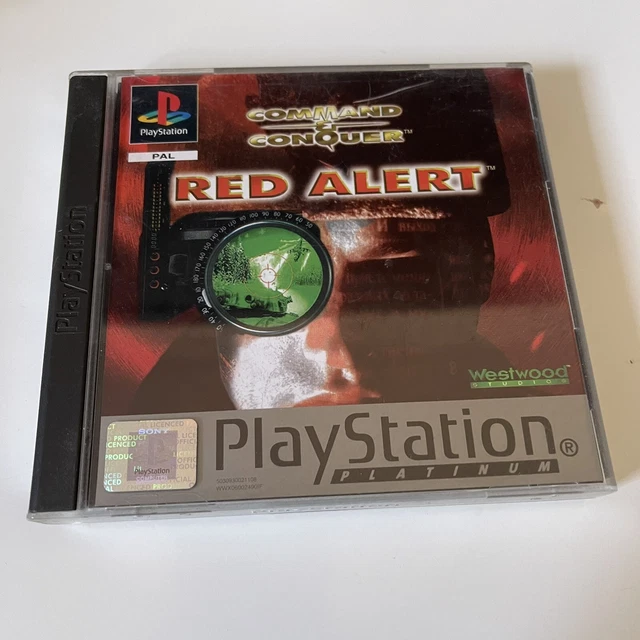 COMMAND & CONQUER Red Alert - PS1 PAL Complete VGC - Strategy *Free UK ...