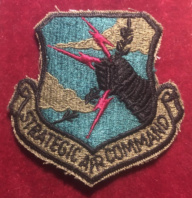 Us Air Force Strategic Air Command Patch Usaf Military 3 49 Picclick Uk