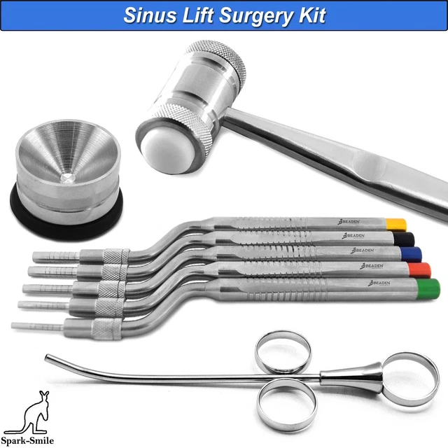 OSTEOTOME BONE GRAFT Syringe Mallet Hammer Dental Sinus Lift Surgery ...
