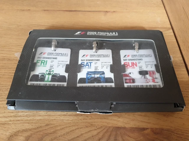 FORMULA 1 F1 Singapore Grand Prix 2009 RACE TICKETS + HOLDER EUR 41,71 ...