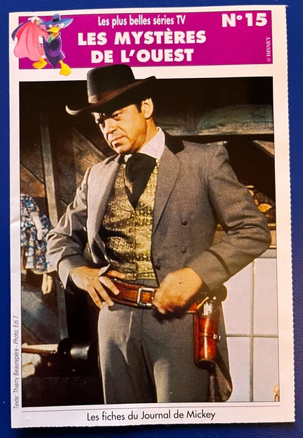 SÉRIE ROSS MARTIN Card Vintage 70' The Wild West Artemus Gordon Rare ...