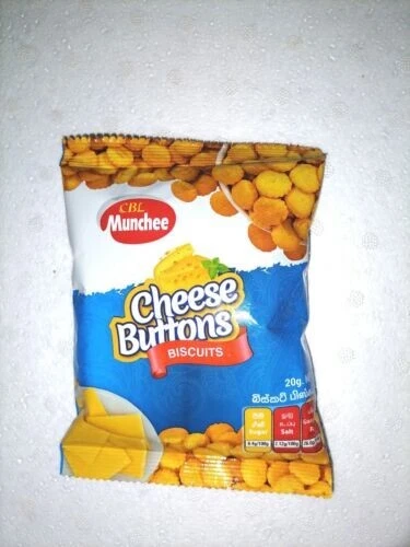 MUNCHEE CHEESE BUTTONS BISCUITS Ceylon Cheesy Flavour High Quality ...