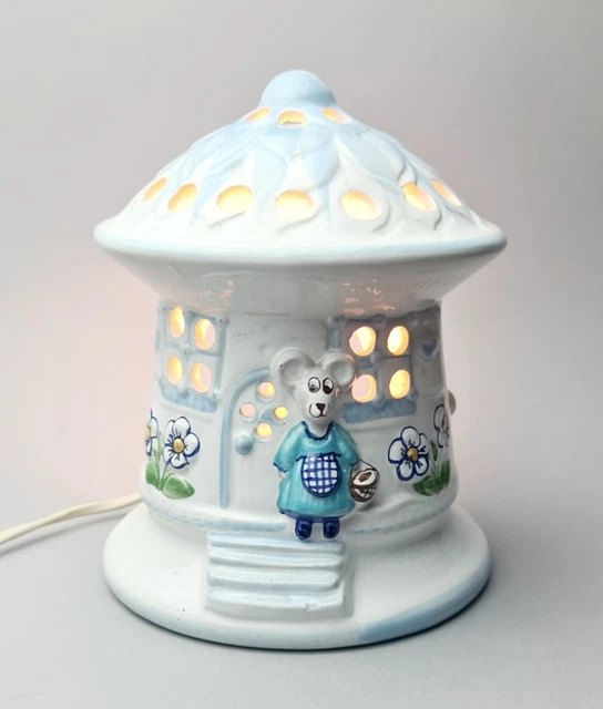 PIGGERY POTTERY MOUSE House Night Light £21.47 - PicClick UK