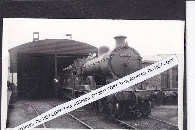 BR EX CALEDONIAN - 72 Cl. 4-4-0 No. 54487 @ Helmsdale- Vintage Image ...